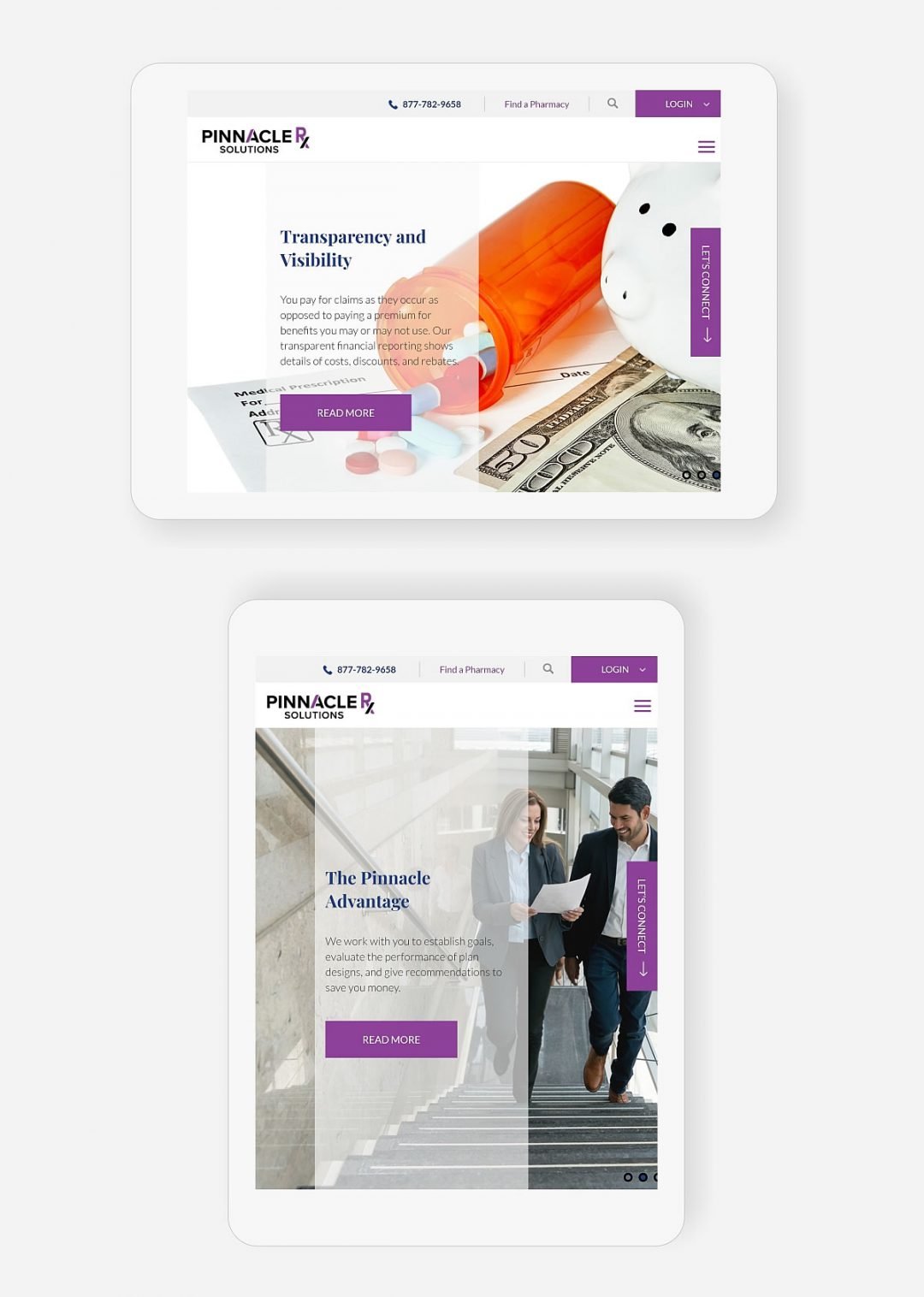 PinnacleRx Solutions WordPress for professional services