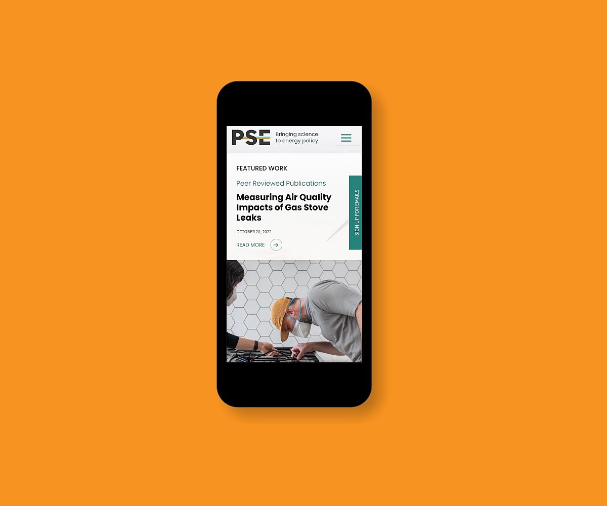 PSE Healthy Energy website case study on WordPress